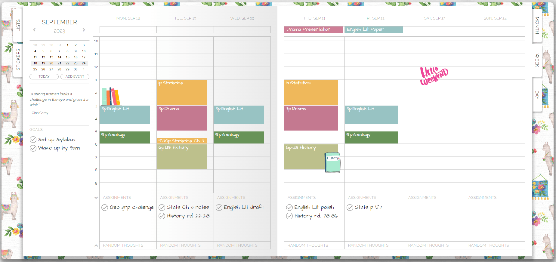 Using Artful Agenda as a School Planner - Artful Agenda - The Stylish ...
