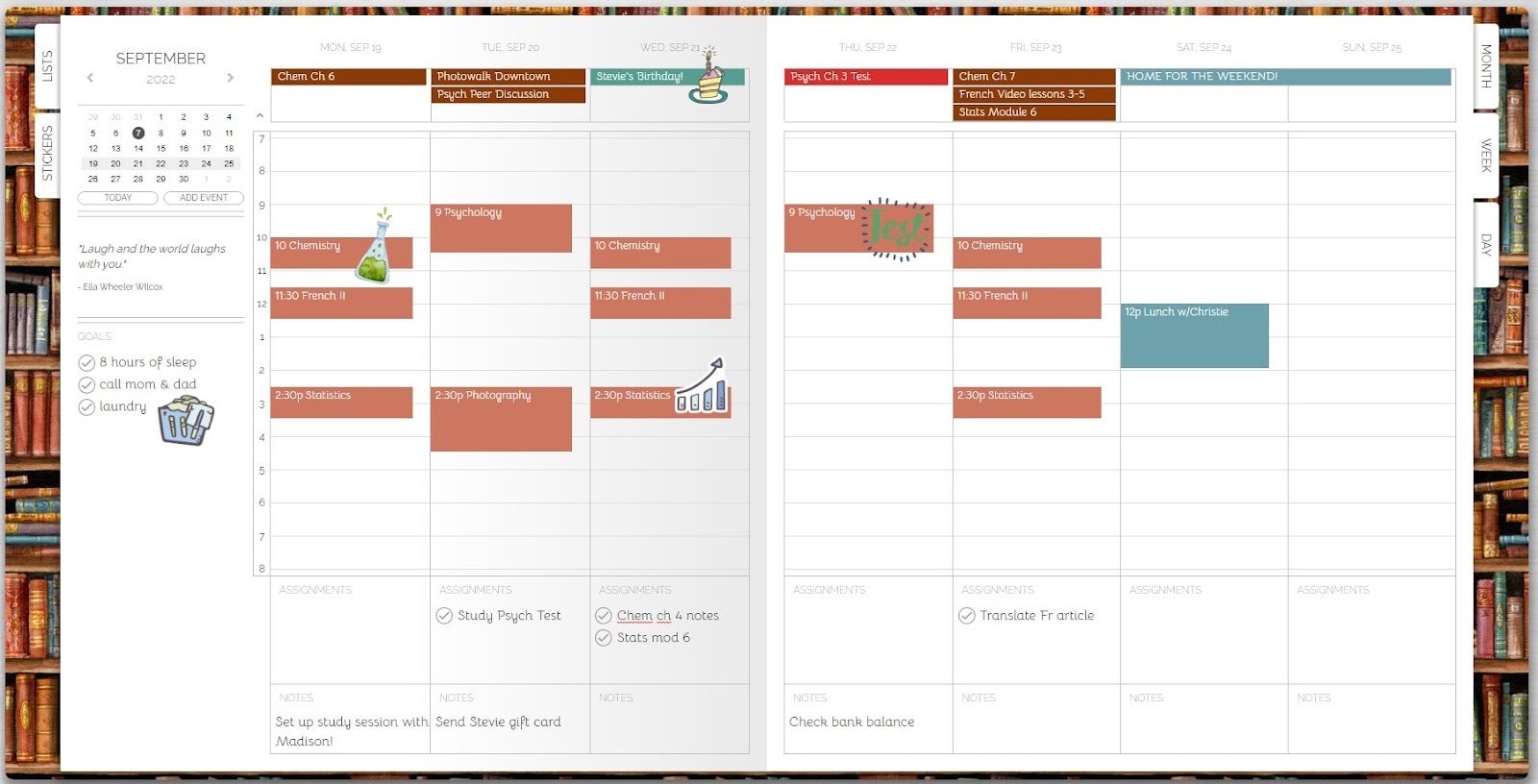 The Best College Schedule Maker to Stay Inspired - Artful Agenda - The ...