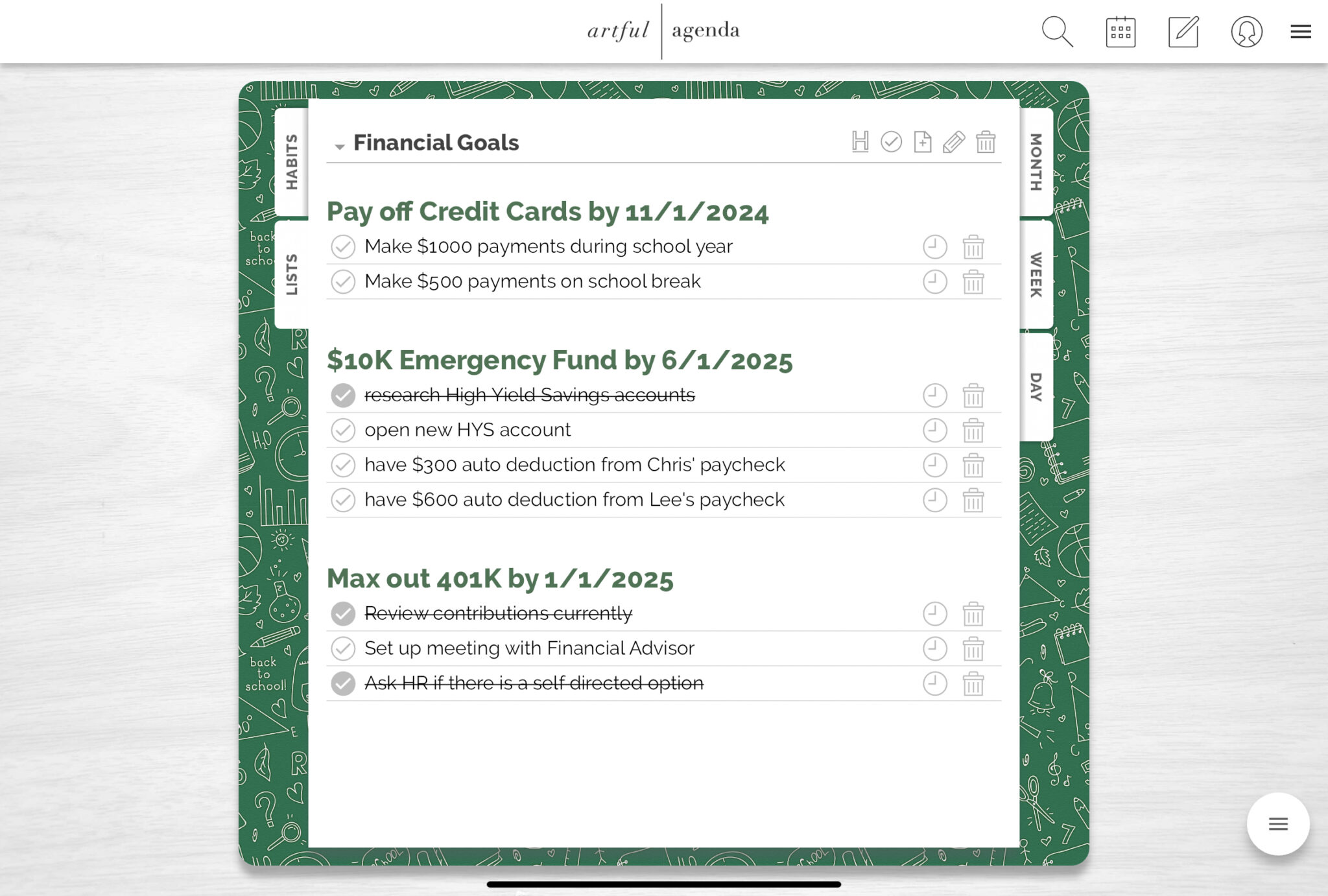 6 Ways to Start Habit Tracking - Artful Agenda - The Stylish Digital ...