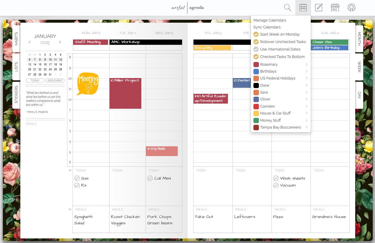 How to Set up Your 2025 Calendar for a Year of Success - Artful Agenda ...